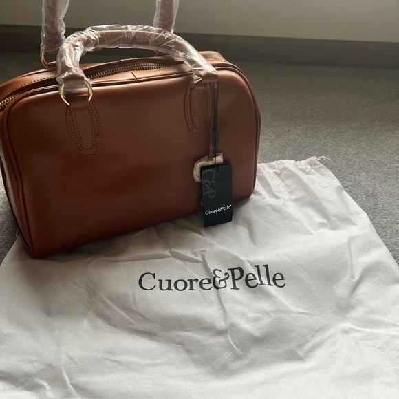 Cuore & Pelle | Bags | Cuore Pelle Brown Leather Bag | Poshmark